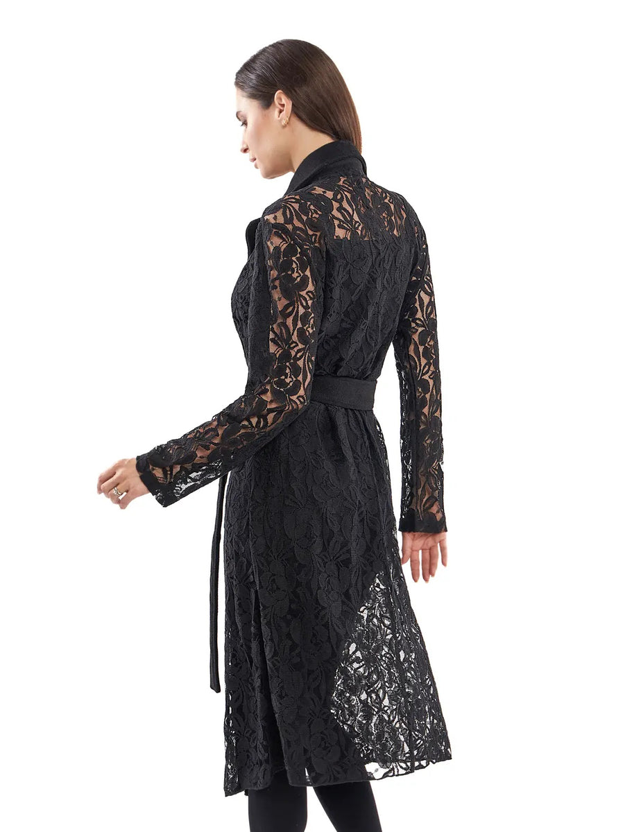 Adore - Black Lace Coat – KricketsClothingCo