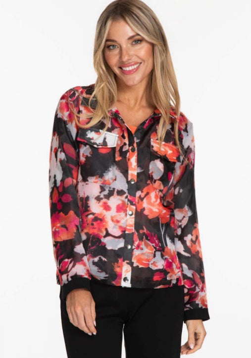 Multiples - Floral Mesh Jacket – KricketsClothingCo
